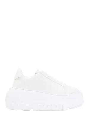 Casadei Logo Platform Low-top Sneakers - White