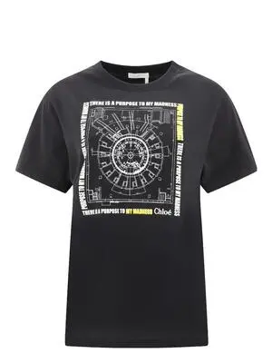 CHLOÉ Chloé Short Sleeve Graphic T-Shirt