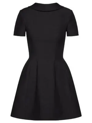VALENTINO Valentino Short Sleeve Collared Dress
