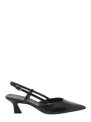 STUART WEITZMAN Pointed-toe Slingback Stiletto Sandals - Black