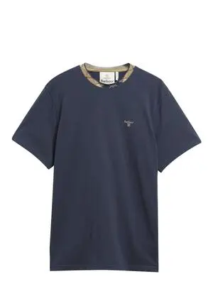 Barbour Logo Short-sleeved T-shirt Navy