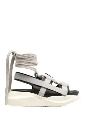 Rick Owens Geth Wrap-strap Sandals - White