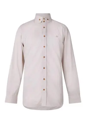 VIVIENNE WESTWOOD Button-down Collar Long-sleeve Shirt - White
