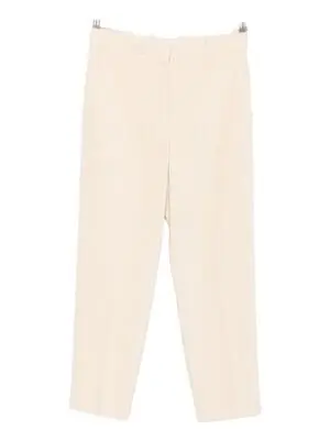 CIRCOLO 1901 Corduroy Effect Tailored Trousers - White