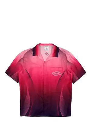 Casablanca Shockwave Silk Shirt - Pink Gradient