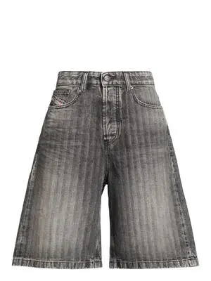 DIESEL® Diesel Striped Denim Shorts