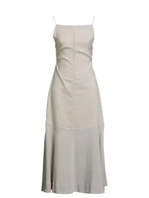 GANNI Ganni Sleeveless Open Back Crepe Dress