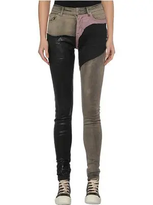Rick Owens Paneled Jeans - Black