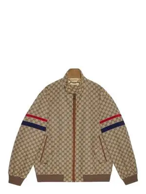 GUCCI Gucci GG Cotton Canvas Bomber Jacket