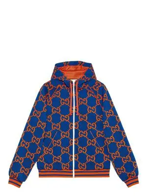 Gucci Logo Casual Jacket - Blue