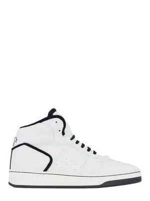 Saint Laurent Sl/80 Mid-top Sneakers - White