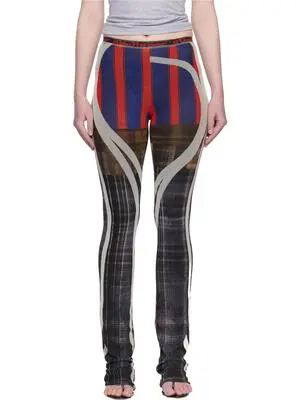 Ottolinger All-over Print Mesh Pants - Black