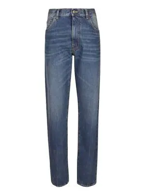 MAISON MARGIELA Maison Margiela Four-Stitch Straight-Leg Jeans