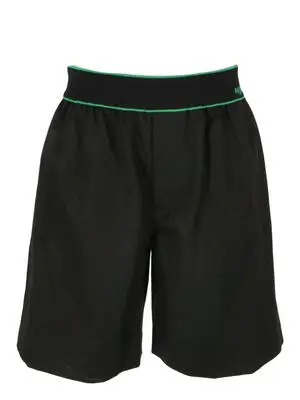 Bottega Veneta Mid Rise Bermuda Shorts - Black