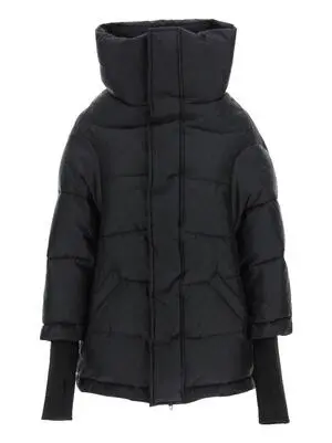 Balenciaga Padded Stand Collar Jacket - Black