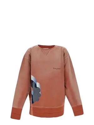 MAISON MARGIELA Gradient Graphic Sweatshirt - Brown