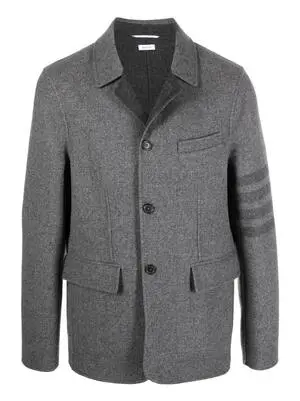 THOM BROWNE Thom Browne Wool Button-Fastening Shirt-Jacket