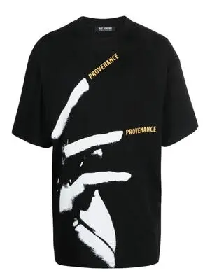 Raf Simons Logo Short-sleeved T-shirt - Black