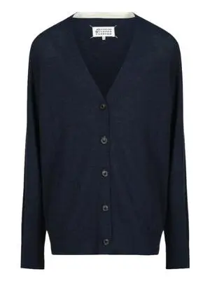 MAISON MARGIELA V-neck Long-sleeved Cardigan - No