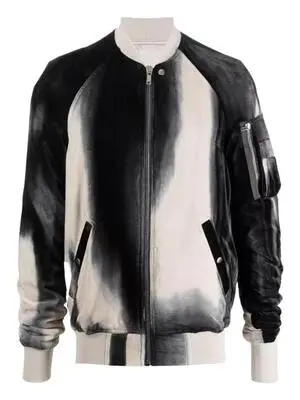 RICK OWENS Rick Owens Flight Faded-Effect Bomber Jacket