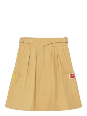 Kenzo Workwear Mini Skirt - Nude