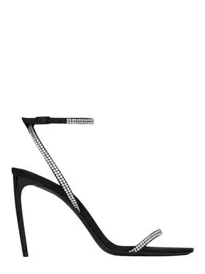 SAINT LAURENT Saint Laurent Georgia Embellished Strap Sandals