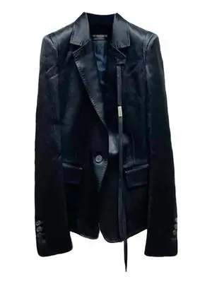 ANN DEMEULEMEESTER Ann Demeulemeester Logo V-Neck Suit Jacket