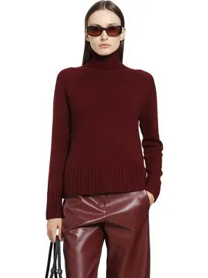 MAX MARA S MAX MARA Wool Cashmere Turtleneck Sweater