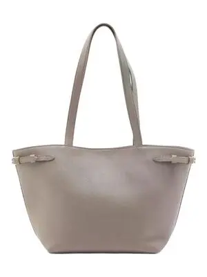 Celine 2010-2026 Small Grained Calfskin Cuir Triomphe Cabas Anais Tote Bag - Grey