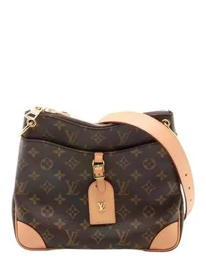 LOUIS VUITTON Monogram Odeon Pm Crossbody Bag - Brown