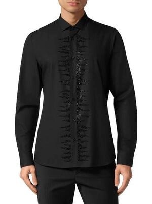 Philipp Plein Shirt Slim Fit - Black