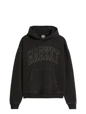 MARKET Big Stitch Hoodie - Black