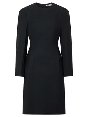 Phoebe Philo Woven Dress - Black