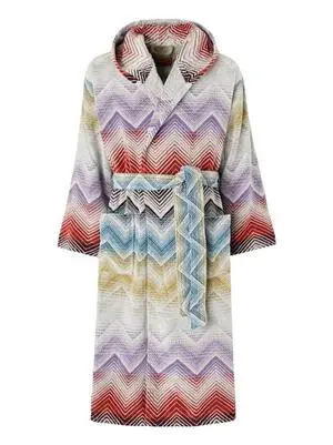 Missoni Marea Hooded Bathrobe - Multicolor