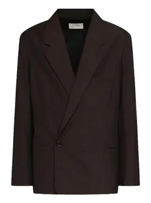 LEMAIRE Soft Double Breasted Jacket - Black