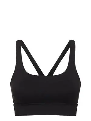 SPORTY  RICH Simple Sports Bra - Black