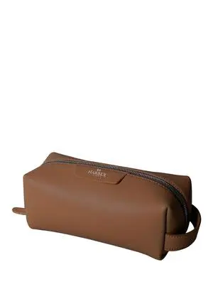 HARBER LONDON Carry All Pouch In Habano - Brown