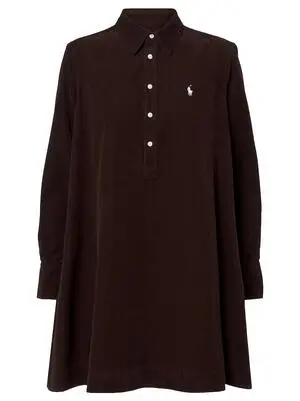 Polo Ralph Lauren Cotton Corduroy Minidress - Brown