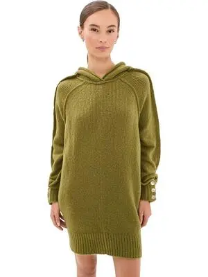 AISLING CAMPS Oversized Hoodie - Moss