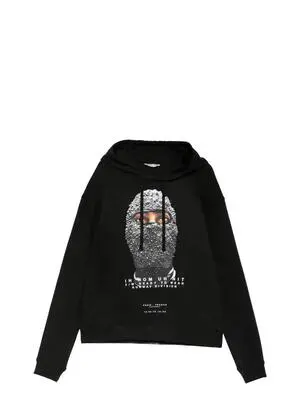 IH NOM UH NIT Graphic-print Hoodie - Black
