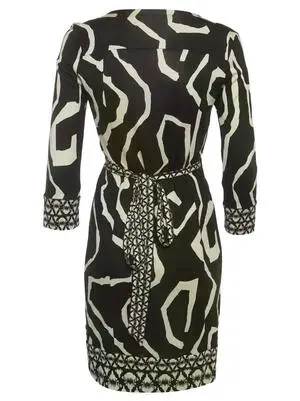 Diane Von Furstenberg Tallulah Midi Wrap Dress - Black