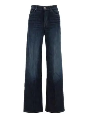 Seven For All Mankind Flared Jeans - Blue