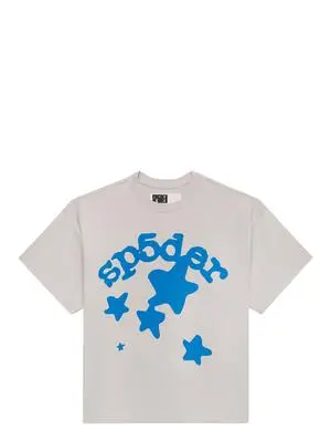 SP5DER Beluga Star Graphic T-shirt - Grey