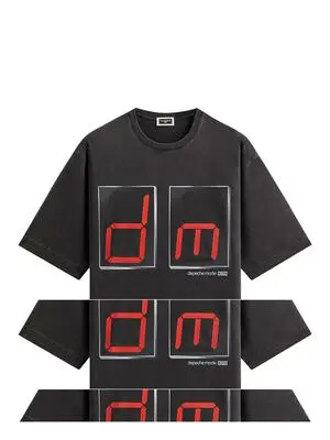 Kith Records For Depeche Mode The Singles Vintage Alex Tee - Black
