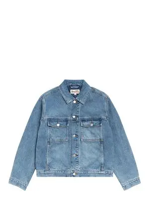 StÜssy Lined Denim Trucker Jacket - Blue