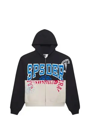 SP5DER Sp5der Campers Field Zip Hoodie Black