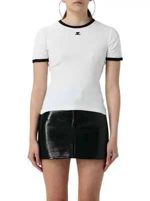 COURREGES Logo T-shirt - White