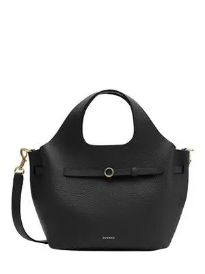 Cuyana Belted Mini Tote Black