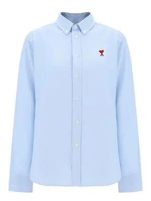 AMI Paris AMI PARIS Adc Cotton Shirt Light Blue