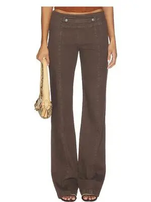 Amanda Uprichard Regency Pant - Cocoa
